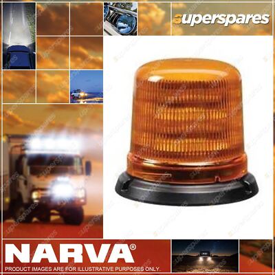 Narva Eurotech LED Strobe Rotator Light Amber With 6 Selecta 12 24 Volt ...