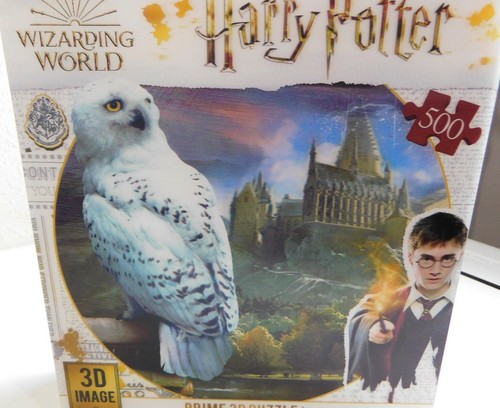 Harry Potter 3D Puzzle Hogwarts Hedwig Owl Prime 500 Pieces Sealed New ...