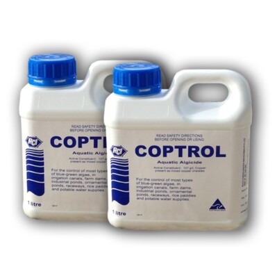 Coptrol Commercial Grade Algicide Twin Pack - For Algae Control in Dams ...