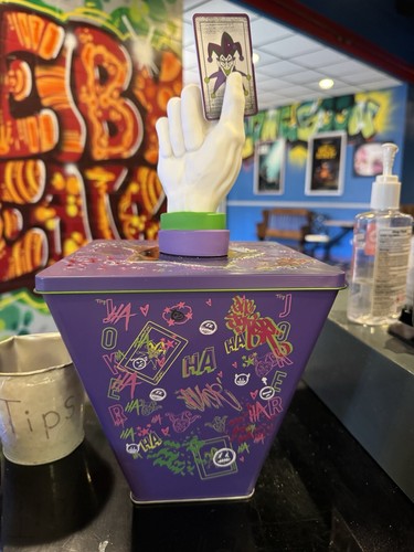 Batman 85th Anniversary Joker Movie Theatre Popcorn Tin Bucket New | eBay