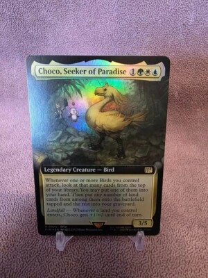 Choco, Seeker of Paradise FOIL Extended Art, MTG, Final Fantasy, Magic ...