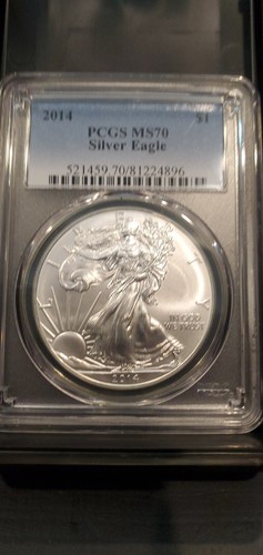 Perfection! 2014 PCGS MS70 SILVER EAGLE | eBay