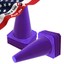 9" Tall PURPLE CONES Sports Training Safety Cone Qty 12 | eBay