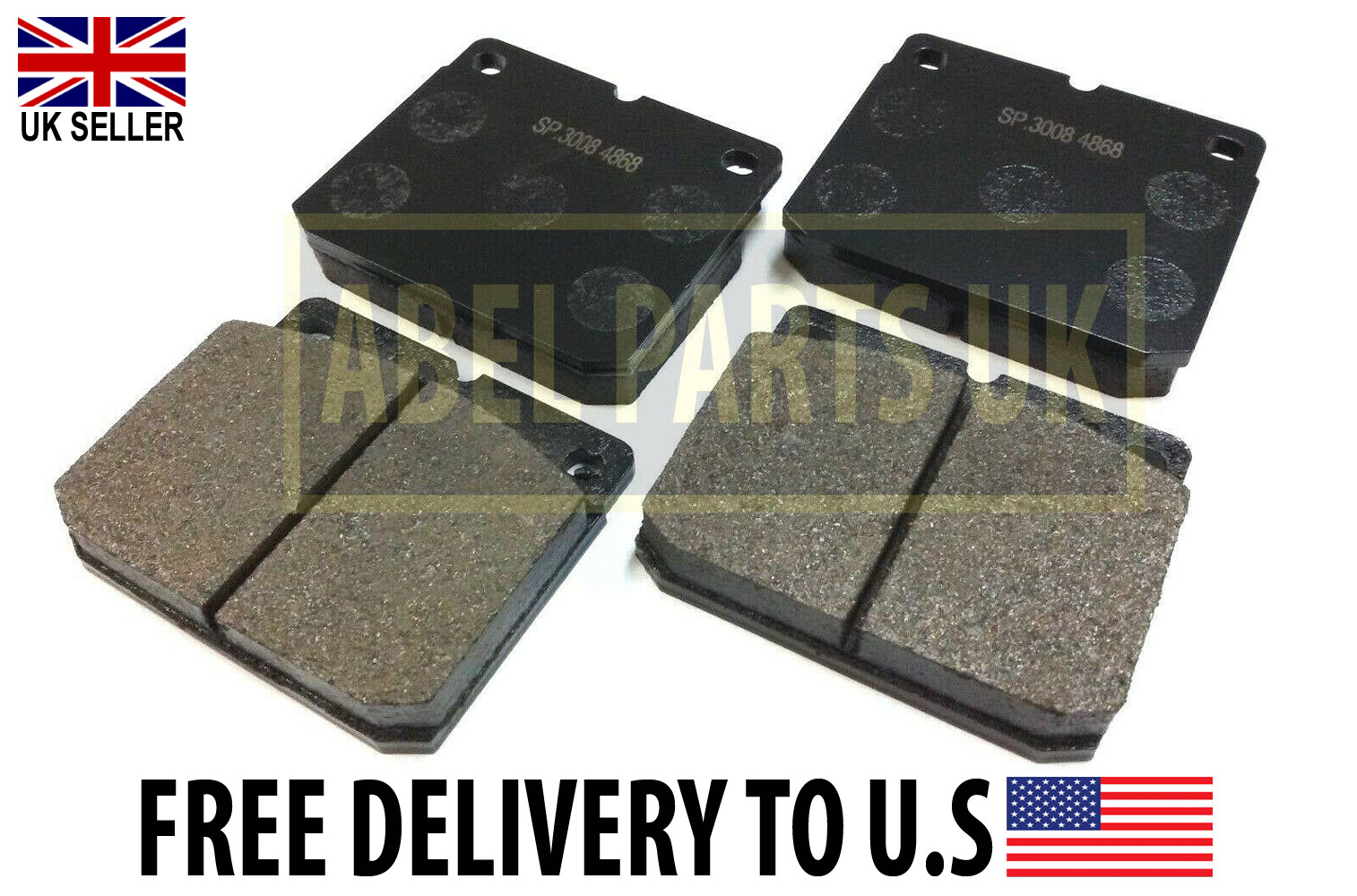 JCB PARTS - REAR BRAKE PADS KIT FOR JCB FASTRAC, LOADALLS (PART NO.15/ ...