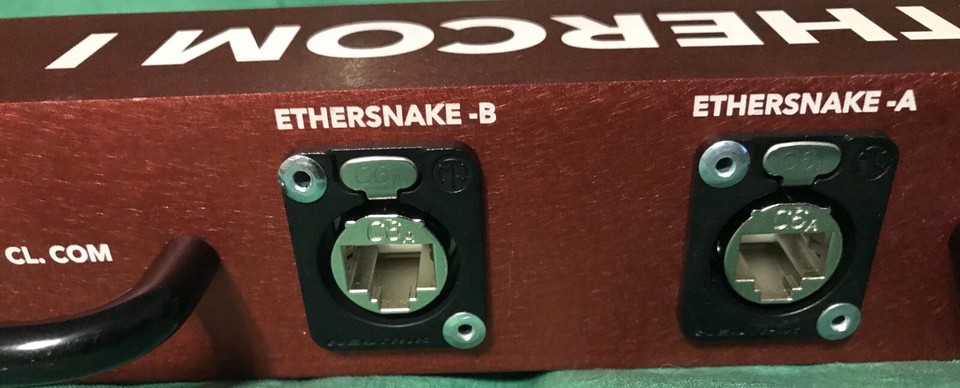 4 wire Intercom interface panel/ breakout system. Ethercon snake system ...