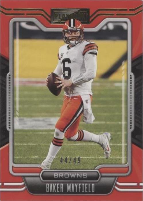 2021 Panini Playbook - Baker Mayfield #19 Gold /49 for sale online | eBay