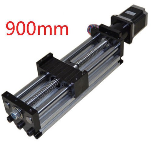 100~1000mm Long Stage Stepper Motor Ball Screw Linear CNC Slide Stroke ...