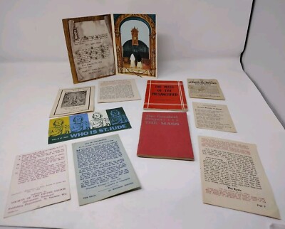 Catholic Prayer Cards Lot Of 11 Vintage Ephemera Religious Mary | eBay