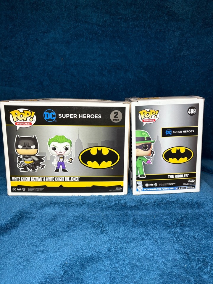 batman joker and riddler 469-2 set funko pop | eBay