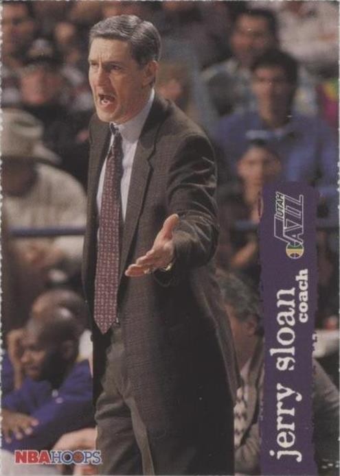 1995-96 Nba Hoops Utah Jazz Team Sheet - Jerry Sloan Singles for sale ...