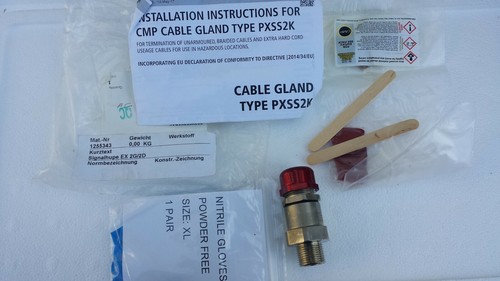 CMP UK PXSS2K M20 Explosive Atmosphere Barrier Cable Gland 20PXSS2K KLE MsNi | eBay