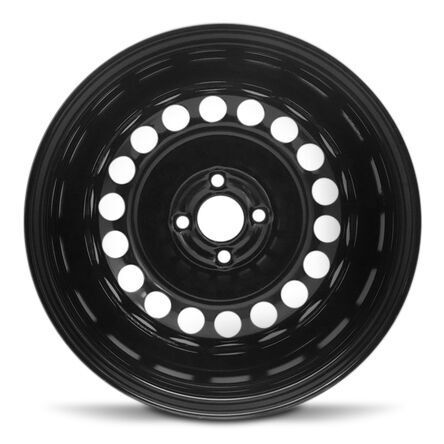 New Wheel for 07-10 Chevrolet Cobalt 15 Inch Steel Rim 4 Lug 100 Black ...