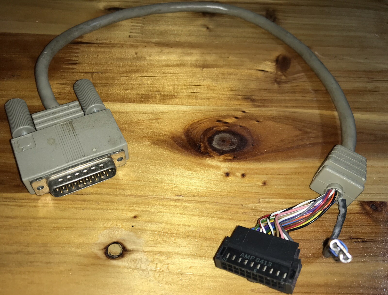 1984 Macintosh Model M0130 CABLE ONLY for 400K Disk Drive Mac 128K ...