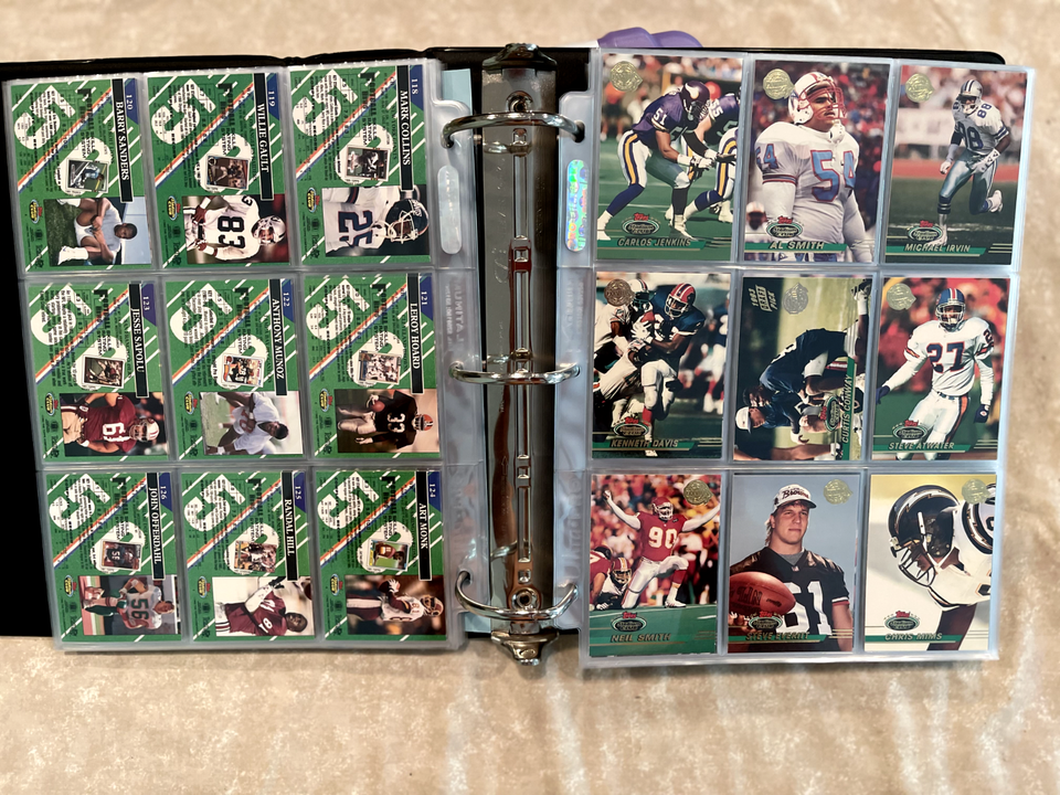 Complete Mail-In 1993 Topps Stadium Club NFL Football Gold Foil Stamp ...