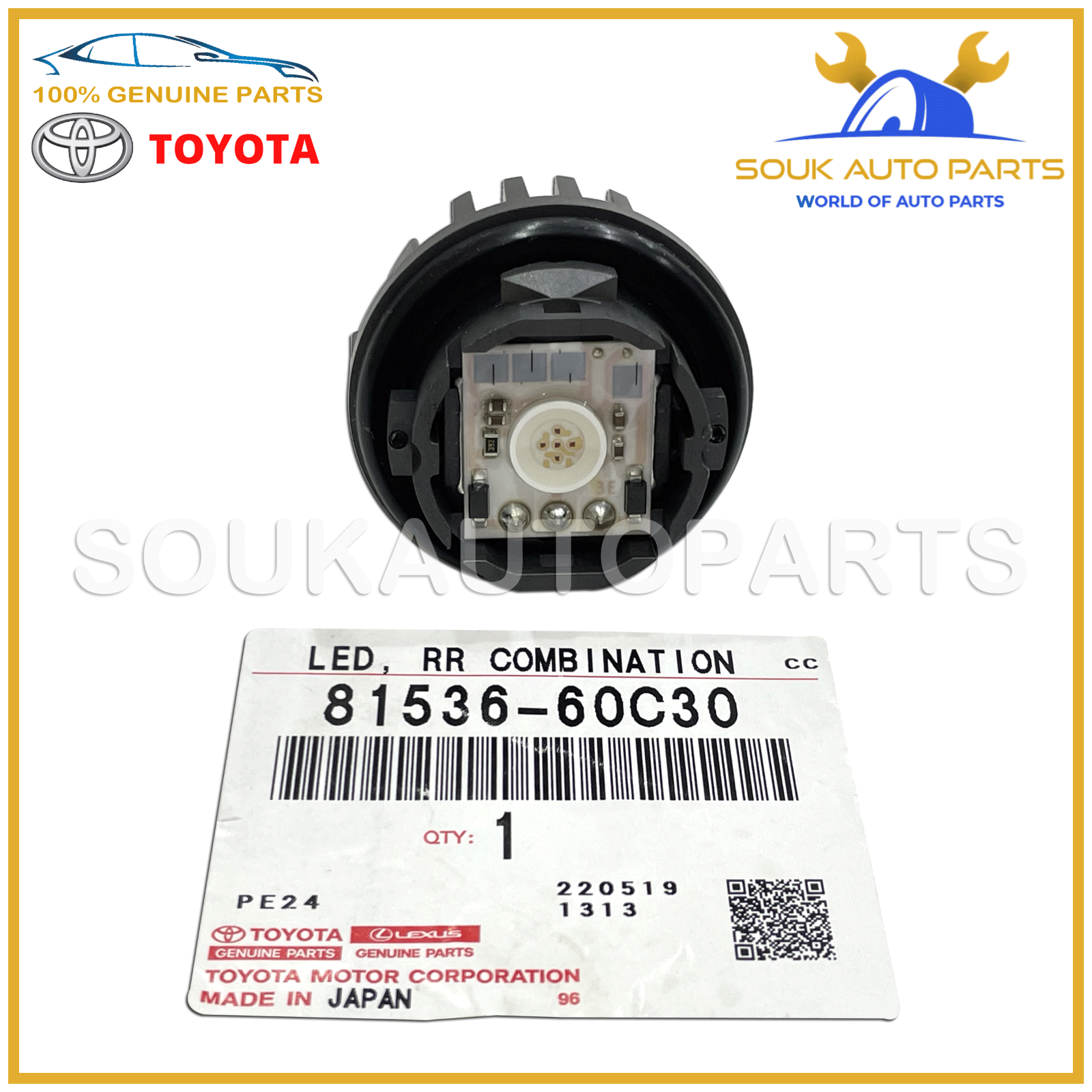 81536-60C30 Genuine Toyota LED REAR COMBINATION LAMP 8153660C30 OEM | eBay