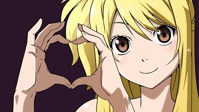 Anime fairy tail heartfilia lucy face smiling looking at Playmat Gaming ...
