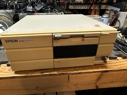 Vintage Epson (Q501A Equity I) Desktop Computer - Power Tested | eBay