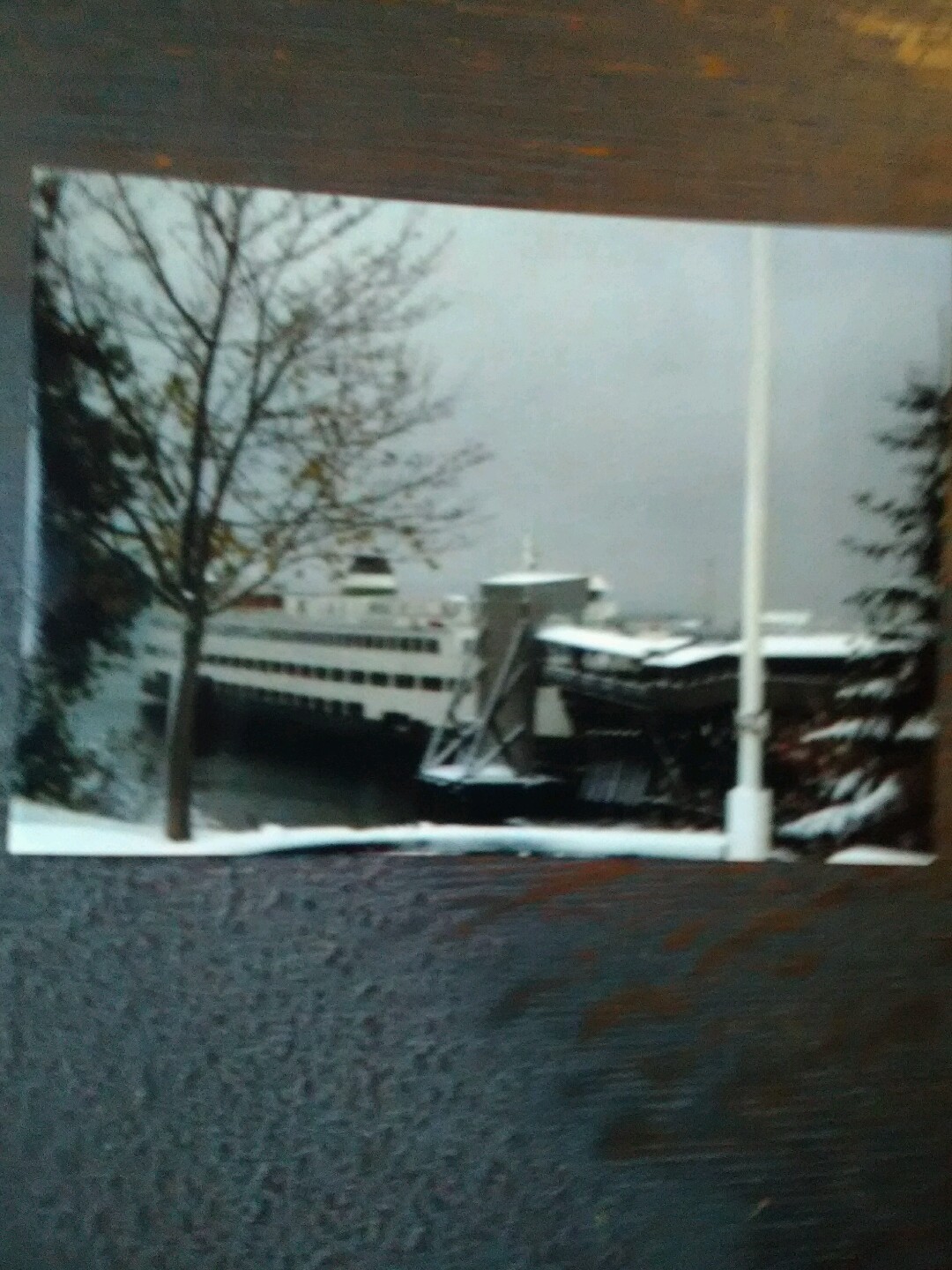 LOT OF 2 WASHINGTON STATE FERRIES 5 X 7 PRINTS VINTAGE WINSLOW FERRY ...