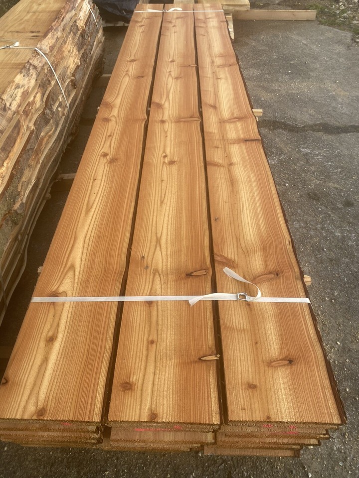 Waney Edge Beautiful British Larch Cladding 12ft 3.7m | eBay UK
