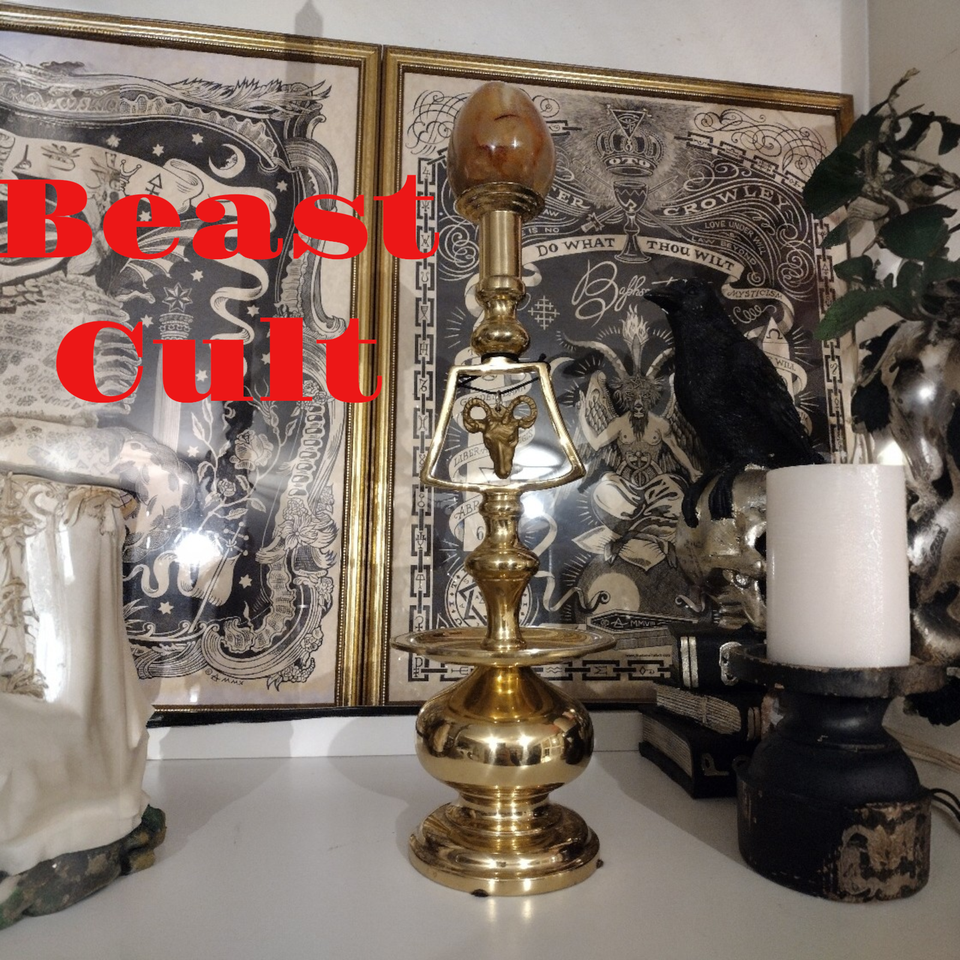 Metaphysical BEAST CULT Witches Vessel Baphomet Supernatural Black ...