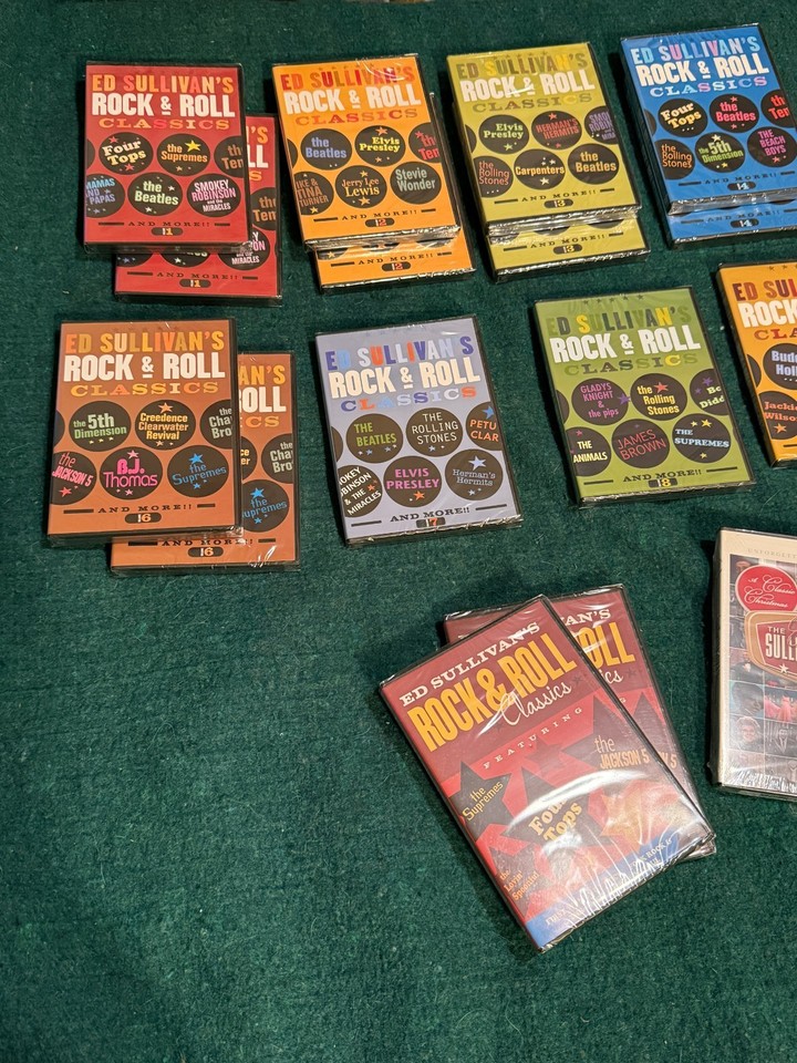 Ed Sullivan's Rock & Roll Classics FACTORY SEALED BONUS dvd's included ...