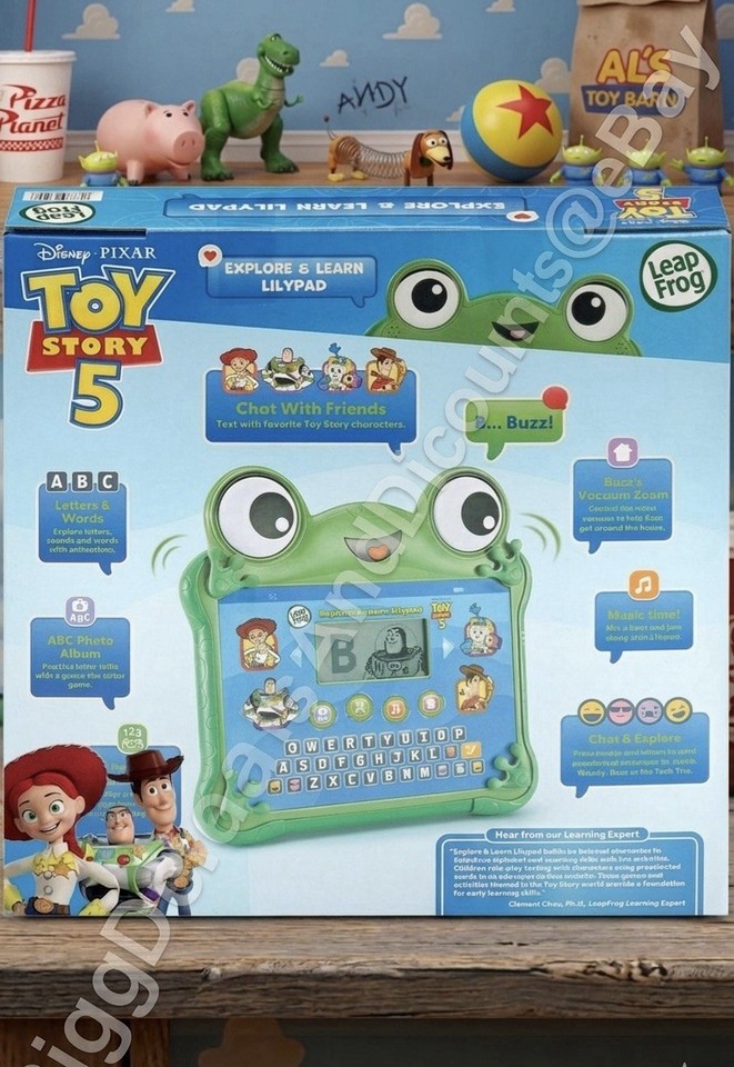 LeapFrog Disney Pixar's Toy Story 5 LilyPad Interactive Learning Tablet ...
