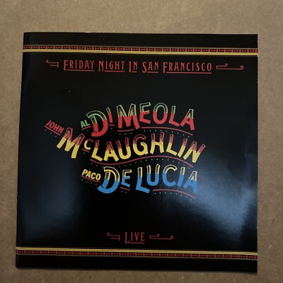 PACO DE LUC Friday Night In San Francisco - Live CD (NO JEWEL CASE) CD ...
