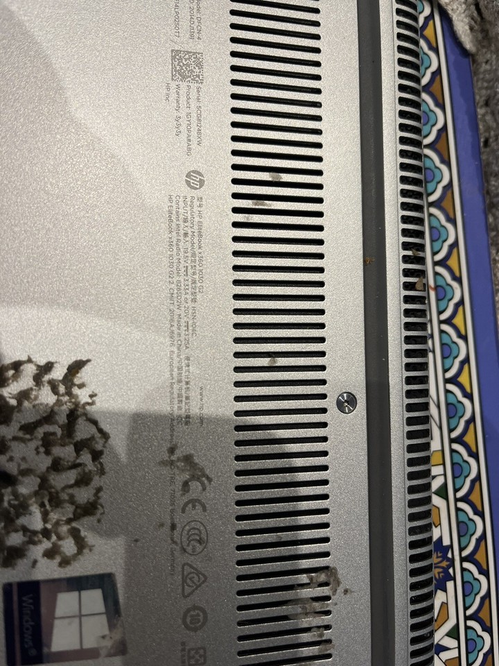 HP ELITEBOOK X360 1030 G2, i5 7300U, 8GB RAM, 256GB SSD & Pen (Sticky ...