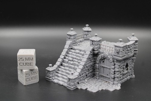 Tabletop Terrain Fantasy Ruin Section Manor Estate Dnd RPG Wargame ...