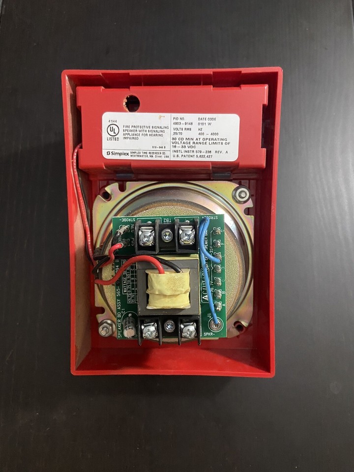 Simplex 4903 9148 Speaker Strobe | eBay