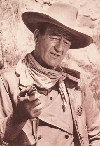Postcard John Wayne Cowboy "the Duke" Western Movies Hollywood's Golden ...