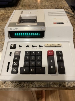 Vintage Fully-Functional Sharp Compet CS-2061 Desk Calculator | eBay