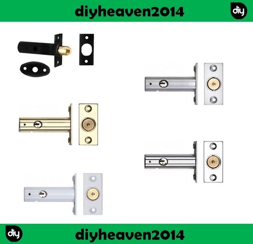 Door & Window Rack Security Star Bolt Lock, Key & Thumb Turn c/w Fixing ...