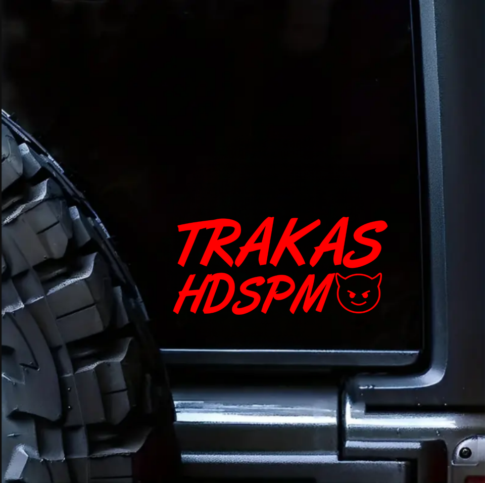 Trakas HDSPM Car Decal | Trakas Sticker | Vinyl Stickers | Luis R ...