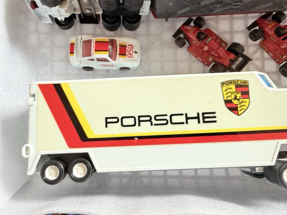 Vintage Lesney Matchbox Superking's Ferrari F1 Lorry & Porsche Job Lot ...