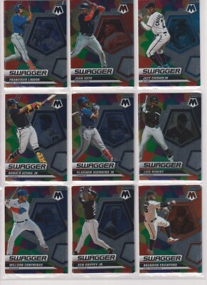 2022 Panini Mosaic Baseball Insert SWAGGER You Choose Finish set | eBay