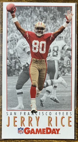 1992 NFL GAMEDAY TALLBOY JERRY RICE SAN FRANCISCO 49ERS #336 HOF LEGEND ...