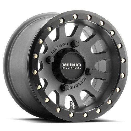 15x6 Method MR401 UTV Beadlock Titanium Wheel 5x4.5 (49mm) | eBay