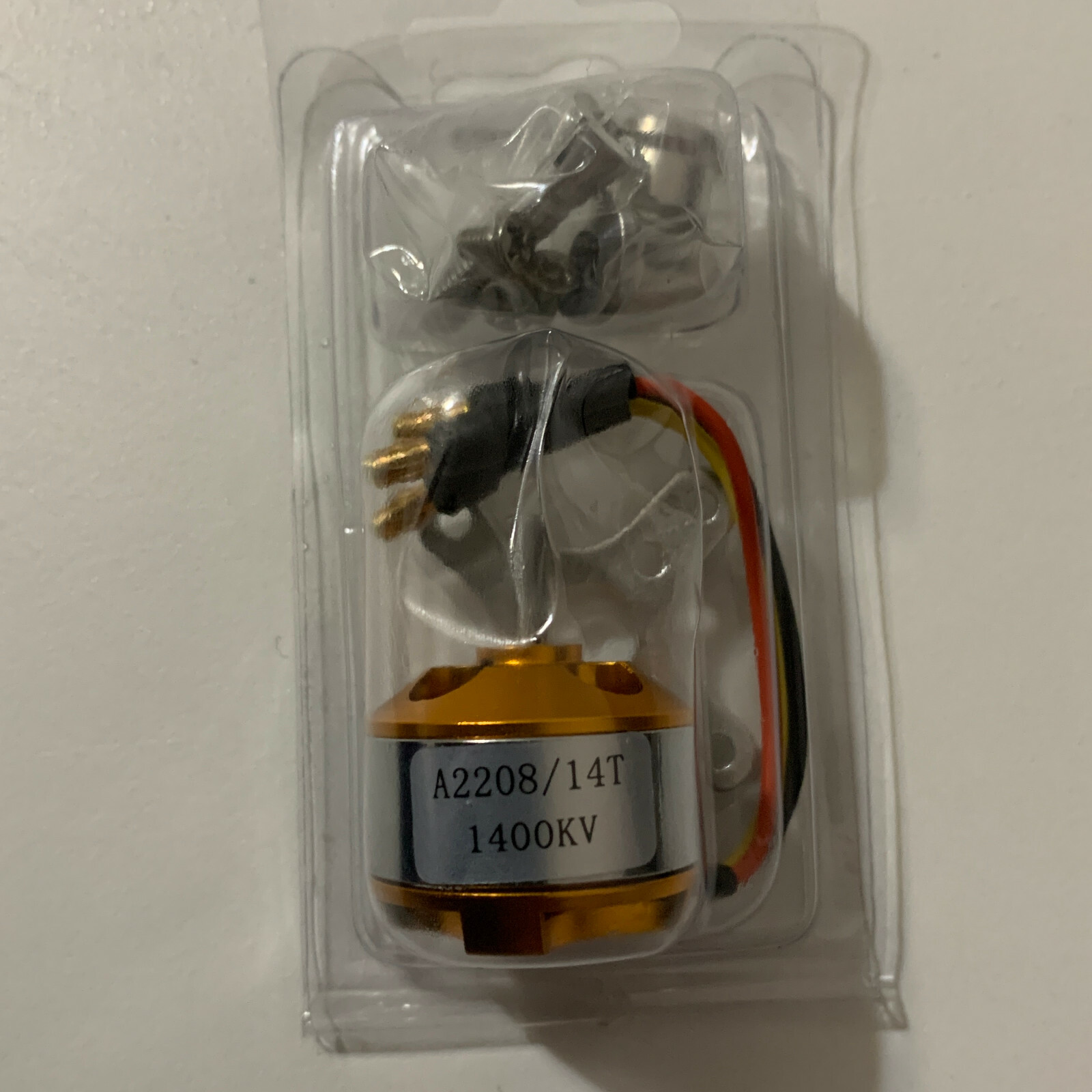 A2208 RC Brushless OutRunner Motor 1100KV 1400KV 1800KV 2600KV RC Plane ...