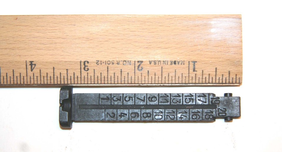 K98 Mauser Parts - 98K K98 Mauser Rear Sight Elevation Plate Type A ...
