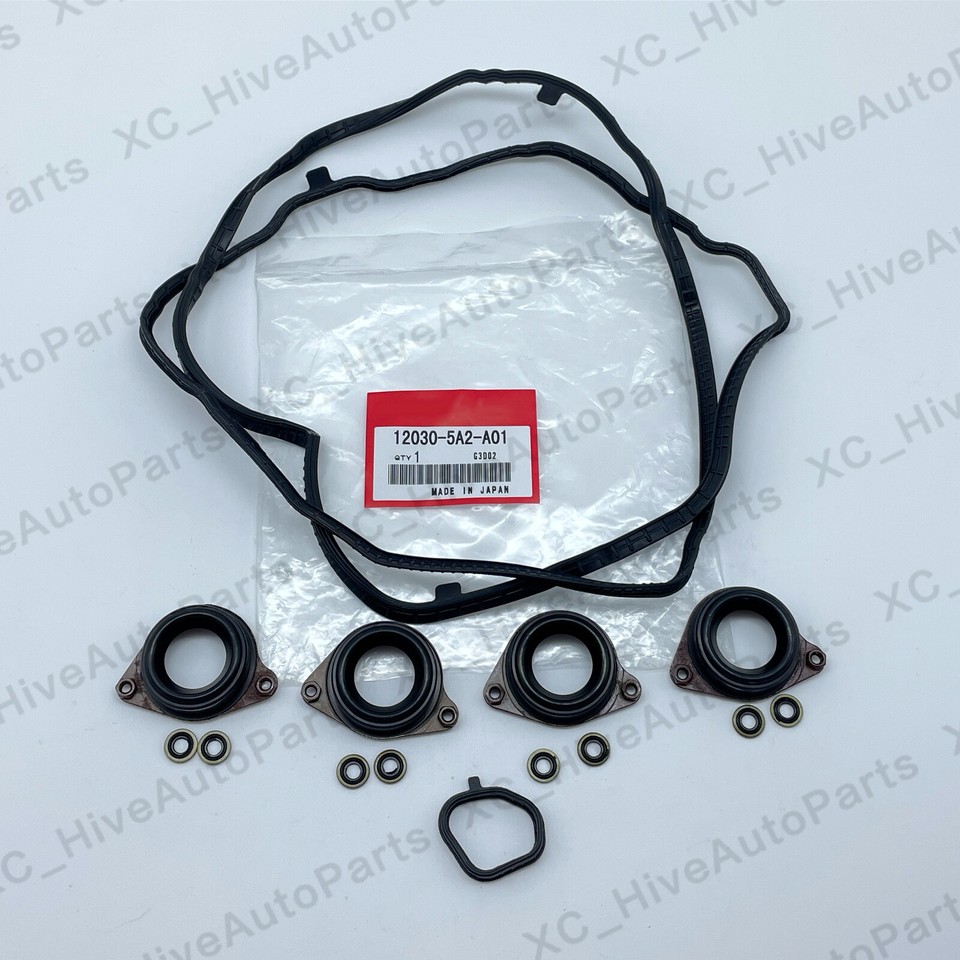 New OEM for Honda Valve Cover Gasket FULL SEAL KIT Head 12030-5A2-A01 ...