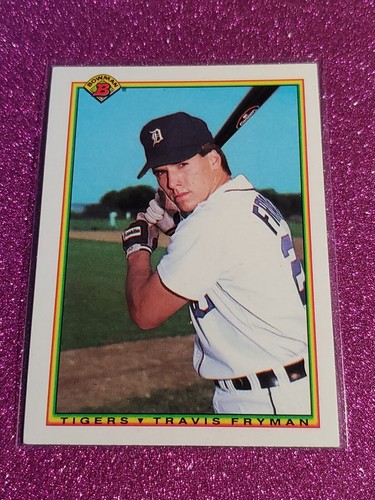 1990 Bowman #360 RC Travis Fryman Detroit Tigers Rookie | eBay