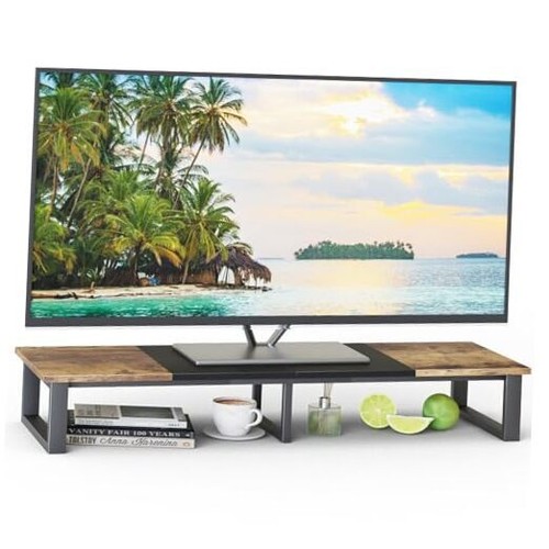 47" Large TV Riser for 32-60 inch TV, TV Riser Stand Shelf with Steel ...