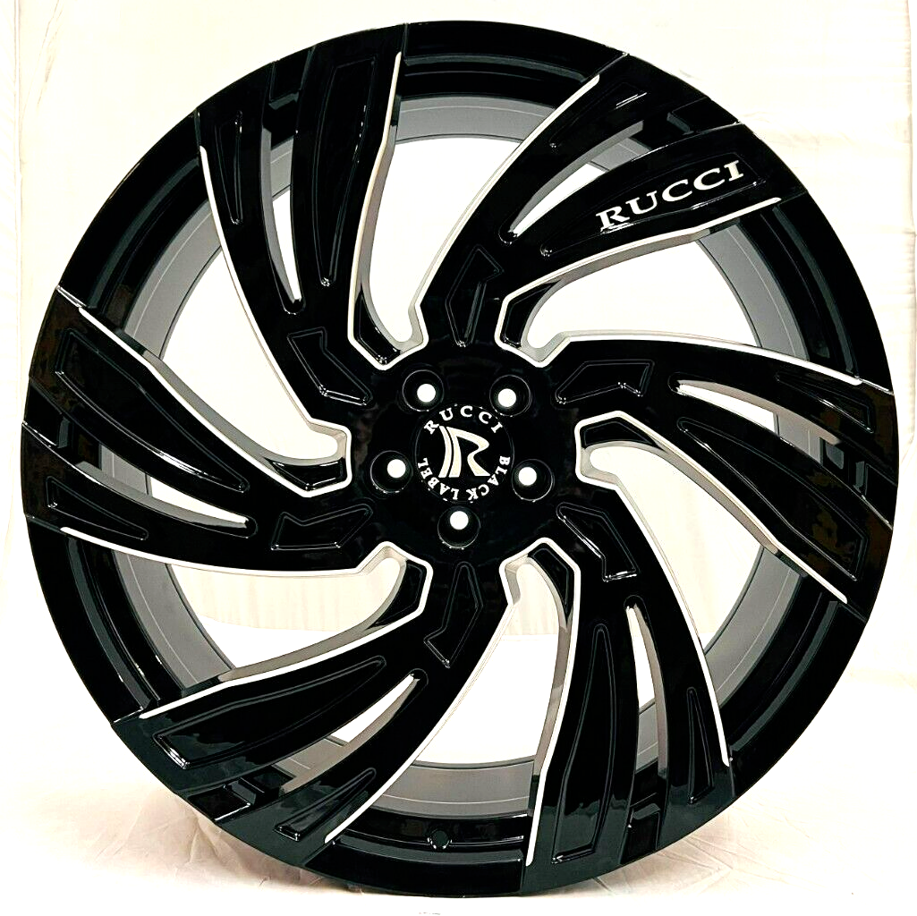 RUCCI BLACK LABEL BOLT PATTERN 5X115 SIZE 24X9" | eBay