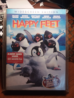 Happy Feet (DVD, 2007, Widescreen) includes slipcover | eBay
