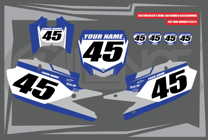 2019 2020 2021 2022 YAMAHA YZ 250F GRAPHICS YZ250F 250 F DECALS ...