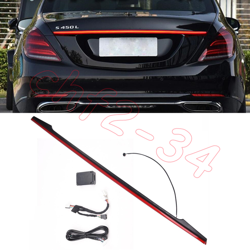 Fit For Benz S-Class W222 2014-2020 Rear Door Trunk LED Tail Light Trim ...