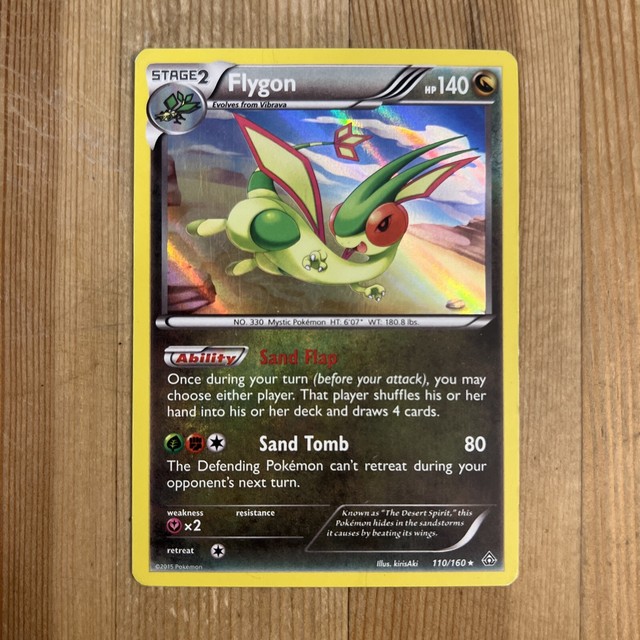 Pokémon TCG Flygon Primal Clash 110/160 Holo Holo Rare for sale online ...