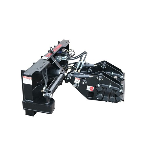 US stock Attachments Skid Steer Double Cylinder Hydraulic Pole Setter ...