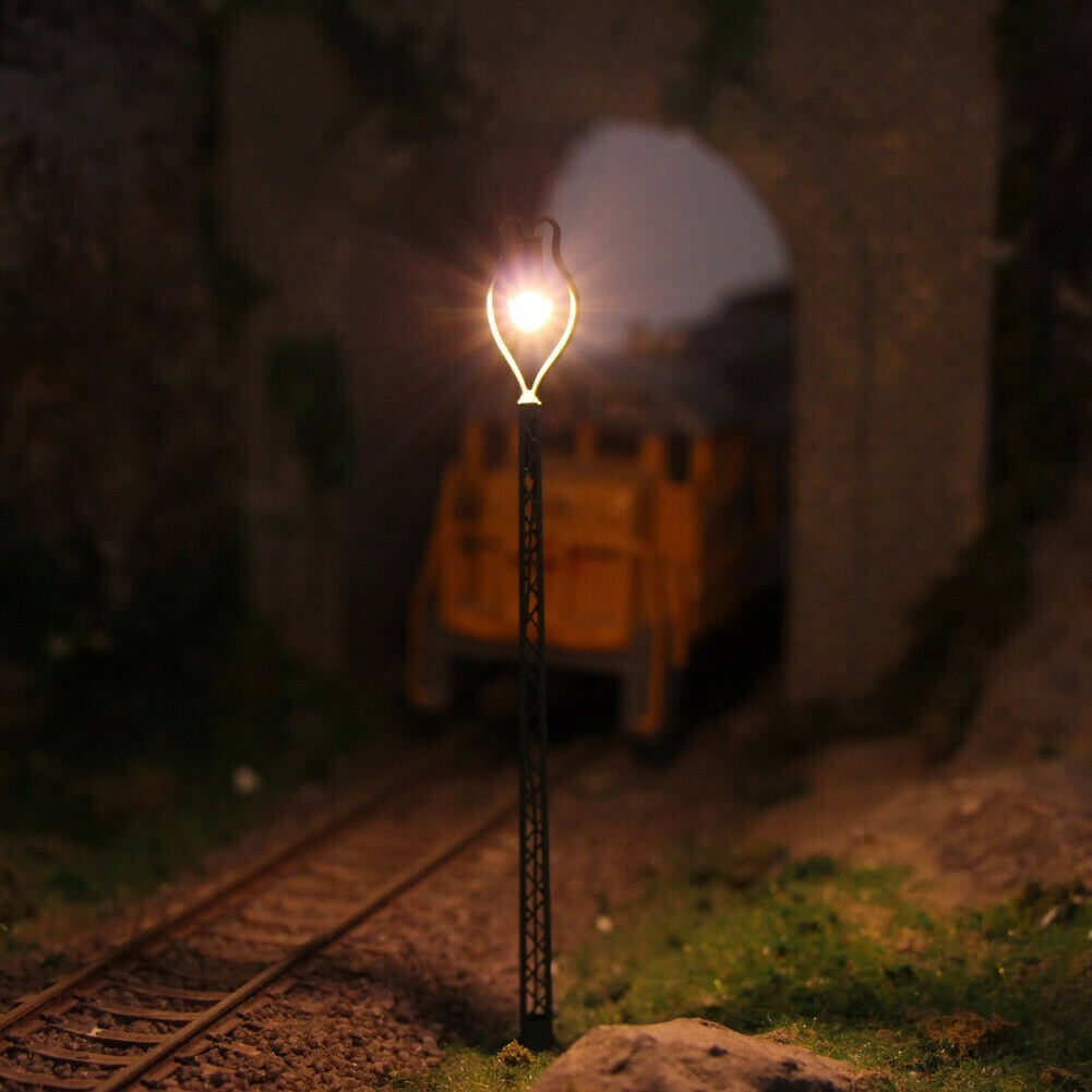 4Pc Model Railway Lights for N Gauge Track Layout with LEDs (60 ...
